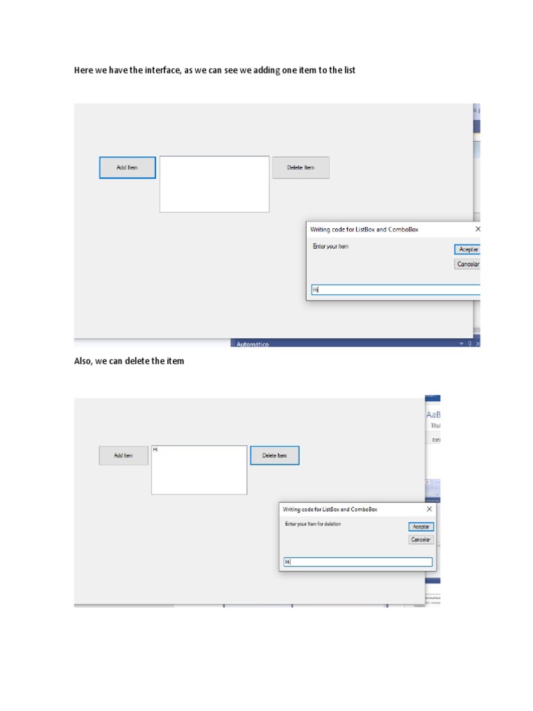 Here We Have The Interface, As We Can See We Adding One Item To The ...
