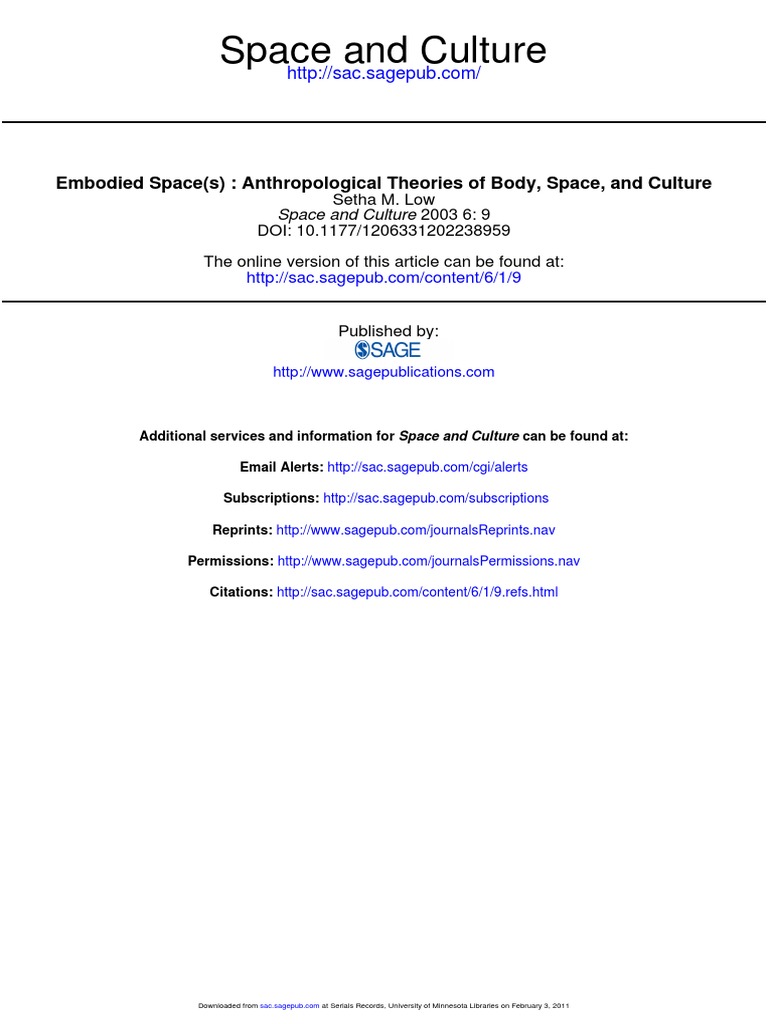Setha Low-09low-Anthropological Theories of Body Space and Culture ...