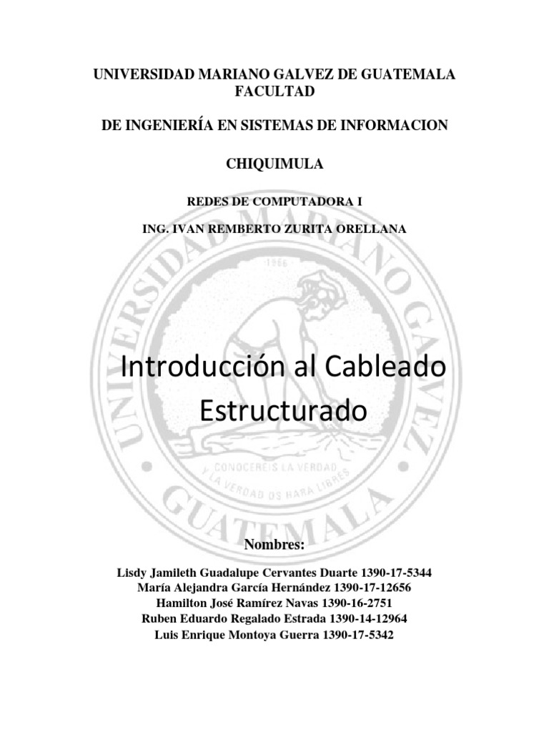 Introducción Al Cableado Estructurado y Subsistemas | PDF | Red de ...