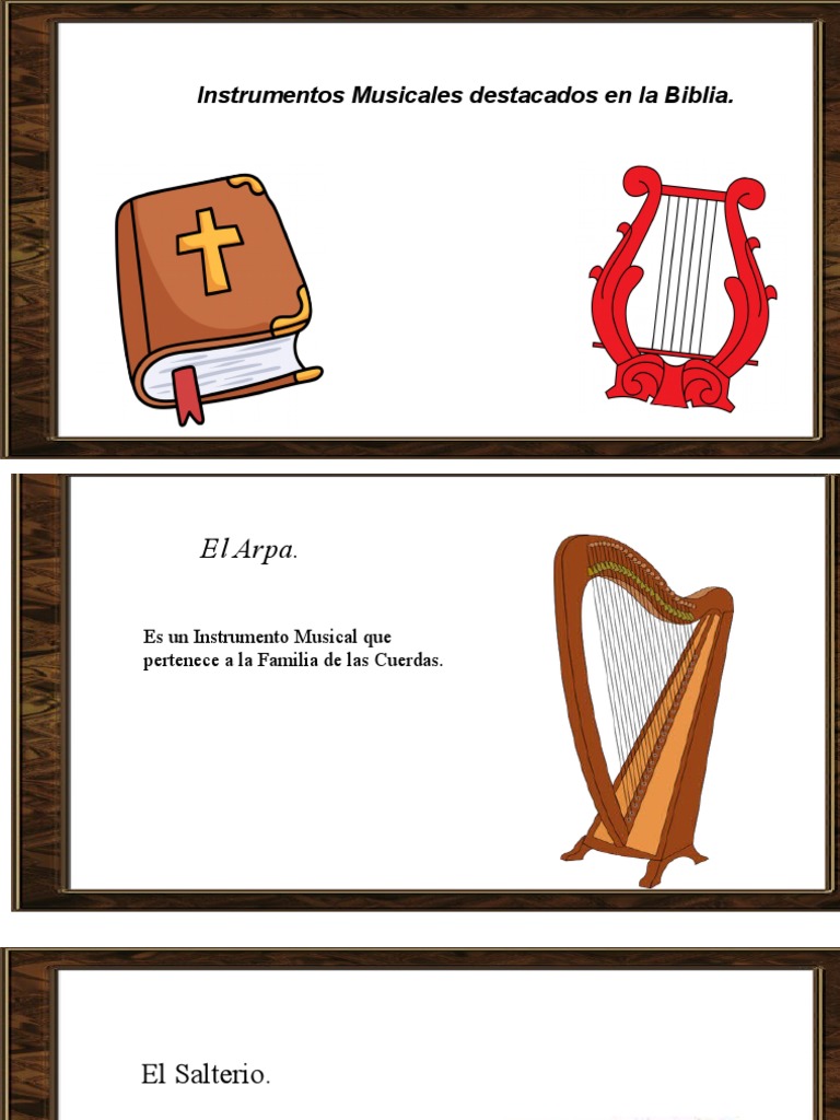 Instrumentos Musicales en La Biblia | PDF