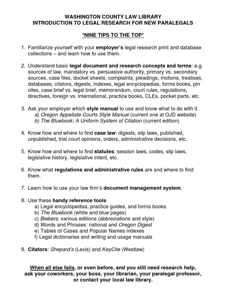 A) Oregon Appellate Courts Style Manual (Current One at OJD Website) B ...