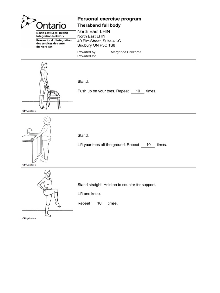 AU - Standing Exercises | PDF
