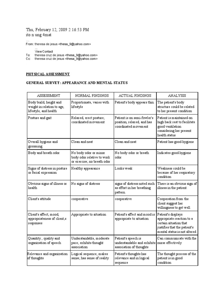 Thu, February 12, 2009 2:16:53 PM Ito N Ung 4mat ... : Physical ...