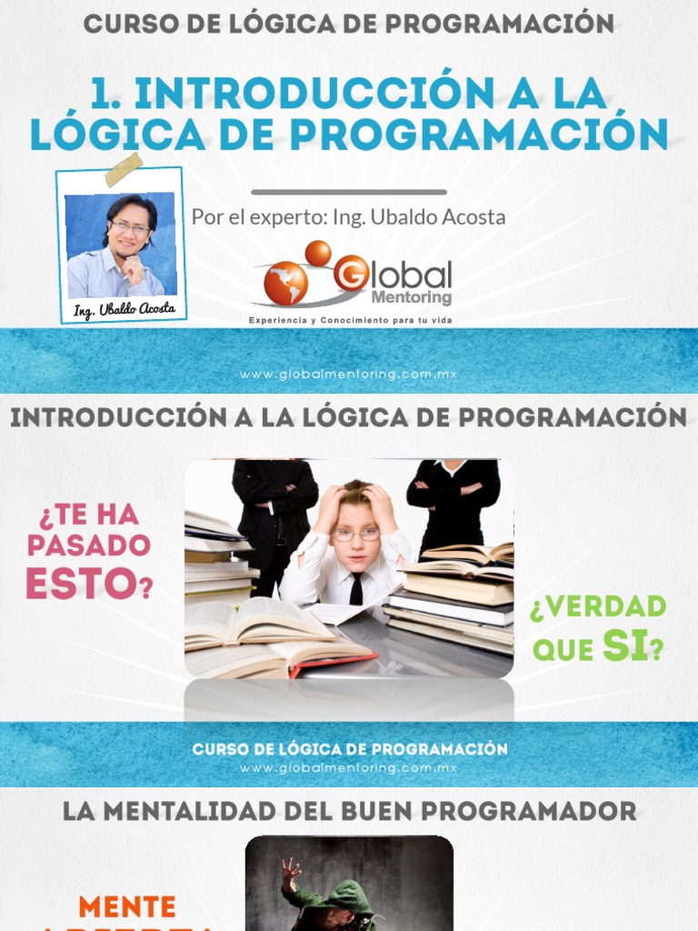 Lección 01 - Introducción A La Lógica de Programación PDF | PDF