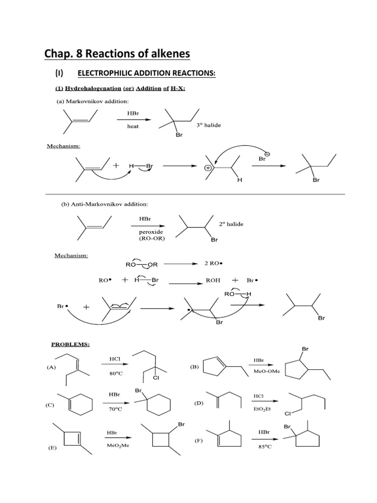 Alkene RXN 2015 PDF | PDF