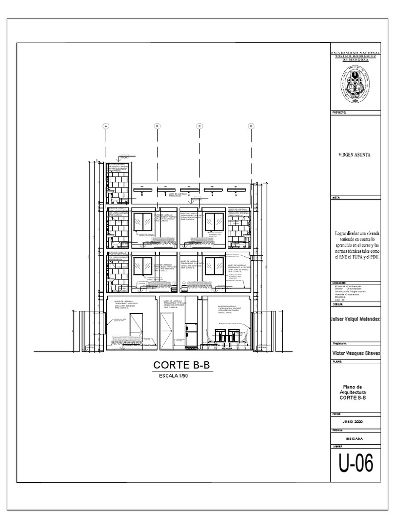 Plano de Corte B-B | PDF