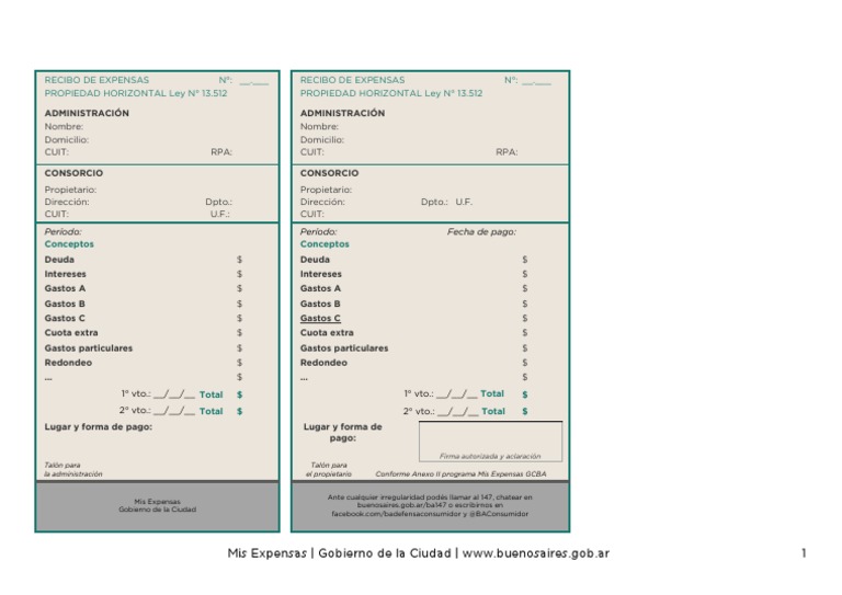 Mis Expensas PDC Version 2.01 Nuevo Recibo 24.07 PDF | PDF | Business