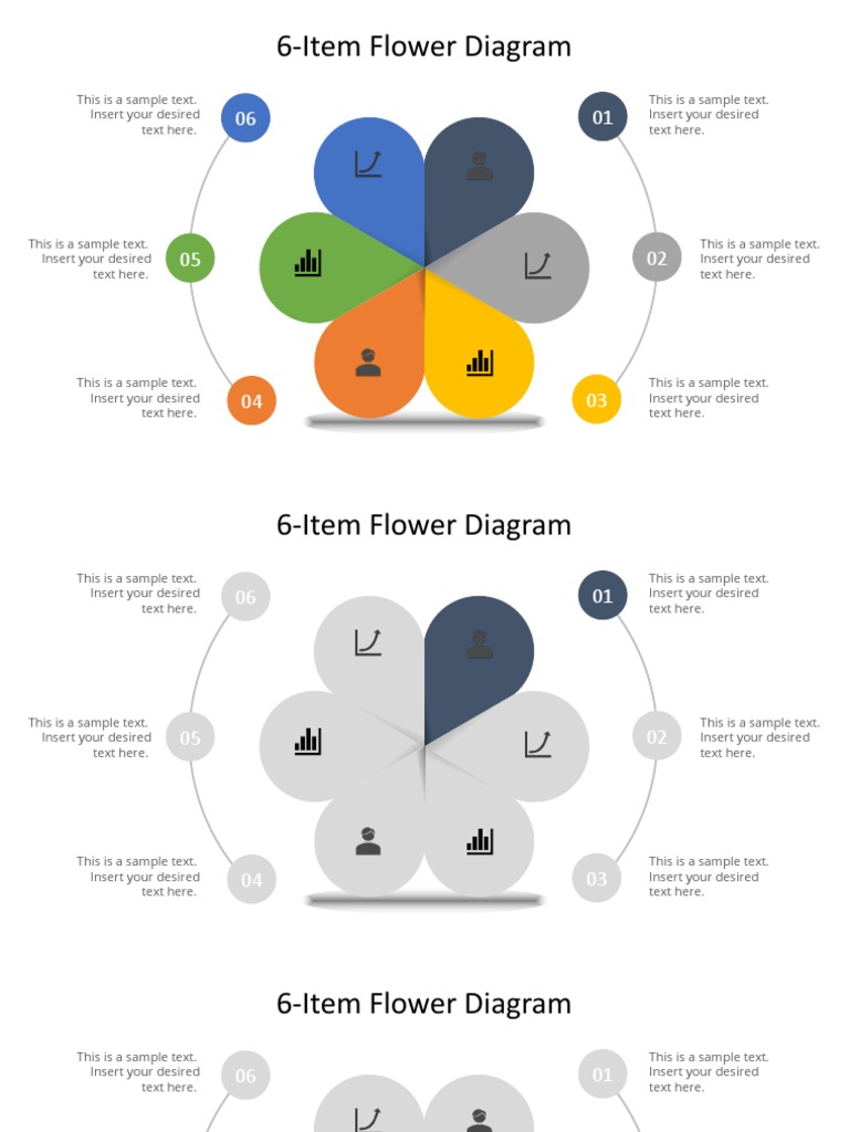 FF0298 01 Flower Diagram Powerpoint Template | PDF | Marketing | Business