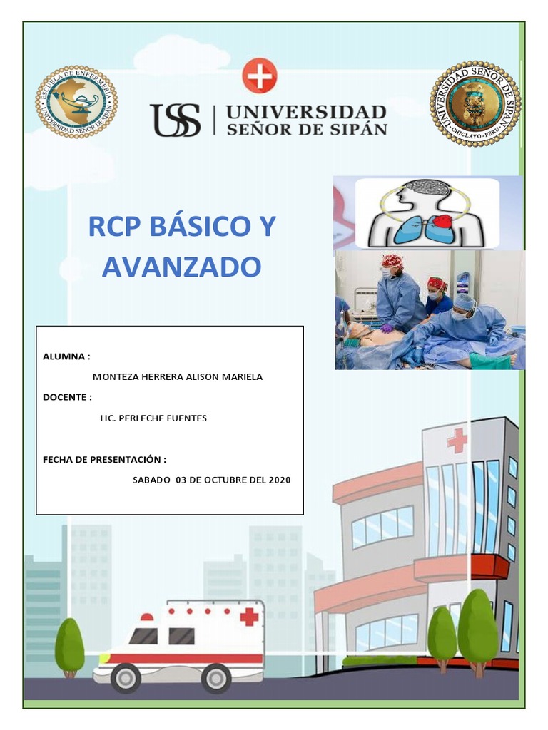 RCP Basico y Avanzado | PDF | Reanimación cardiopulmonar | Paro cardíaco