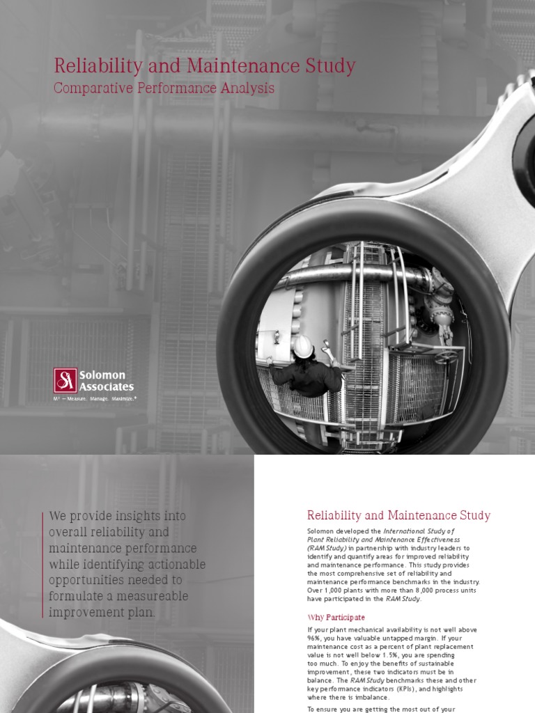 RAM Reliability and Maintenance Study - CPA PDF | PDF | Reliability ...