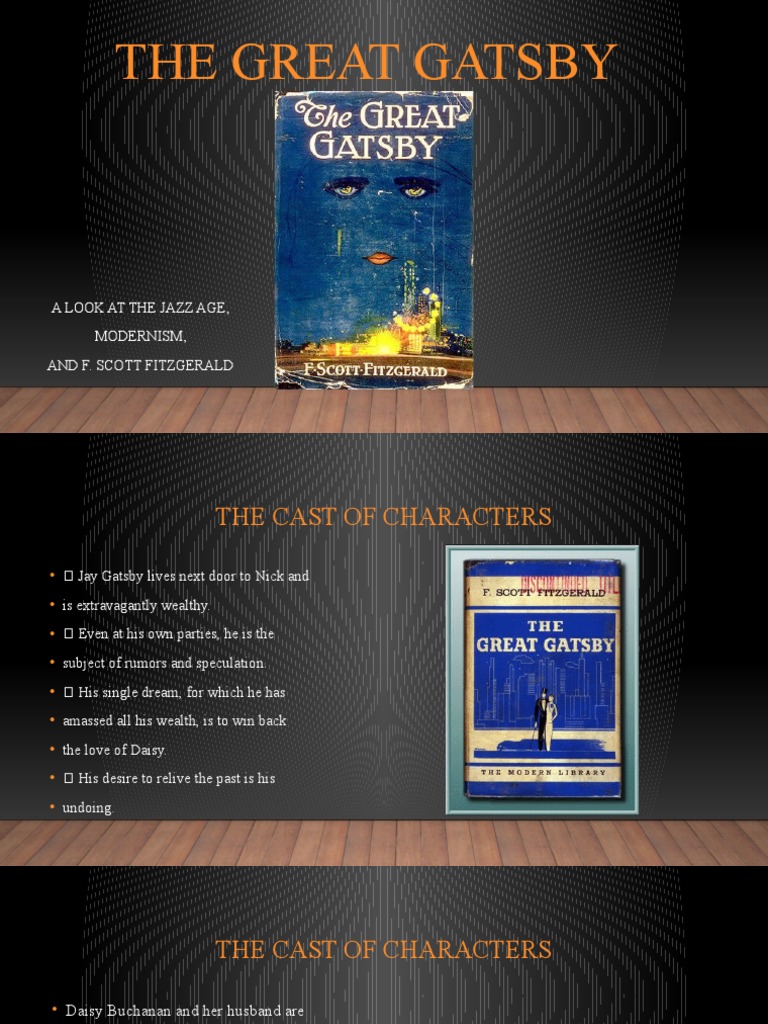 The Great Gatsby: A Look at The Jazz Age, Modernism, and F. Scott ...