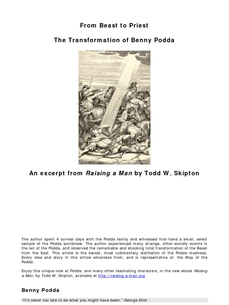 From Beast To Priest: The Transformation of Benny Podda | PDF ...