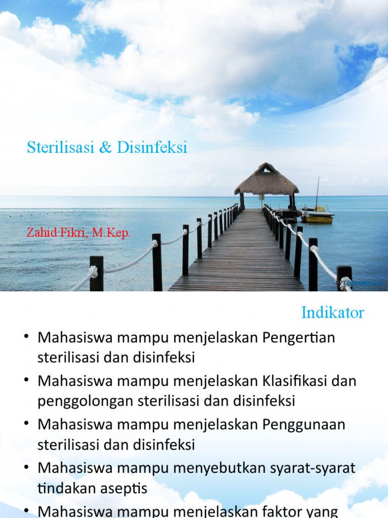Sterilisasi Dan Desinfeksi 2018 | PDF | Sterilization (Microbiology ...