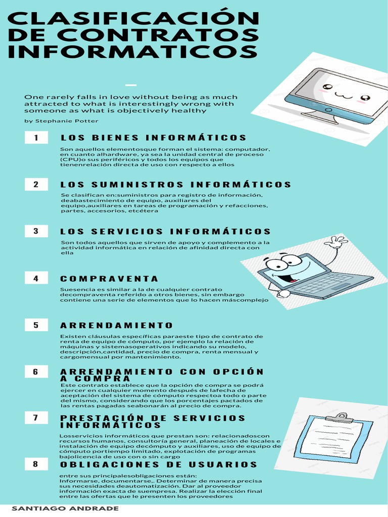 Clasificación de Contratos Informaticos | PDF | Unidad Central de ...