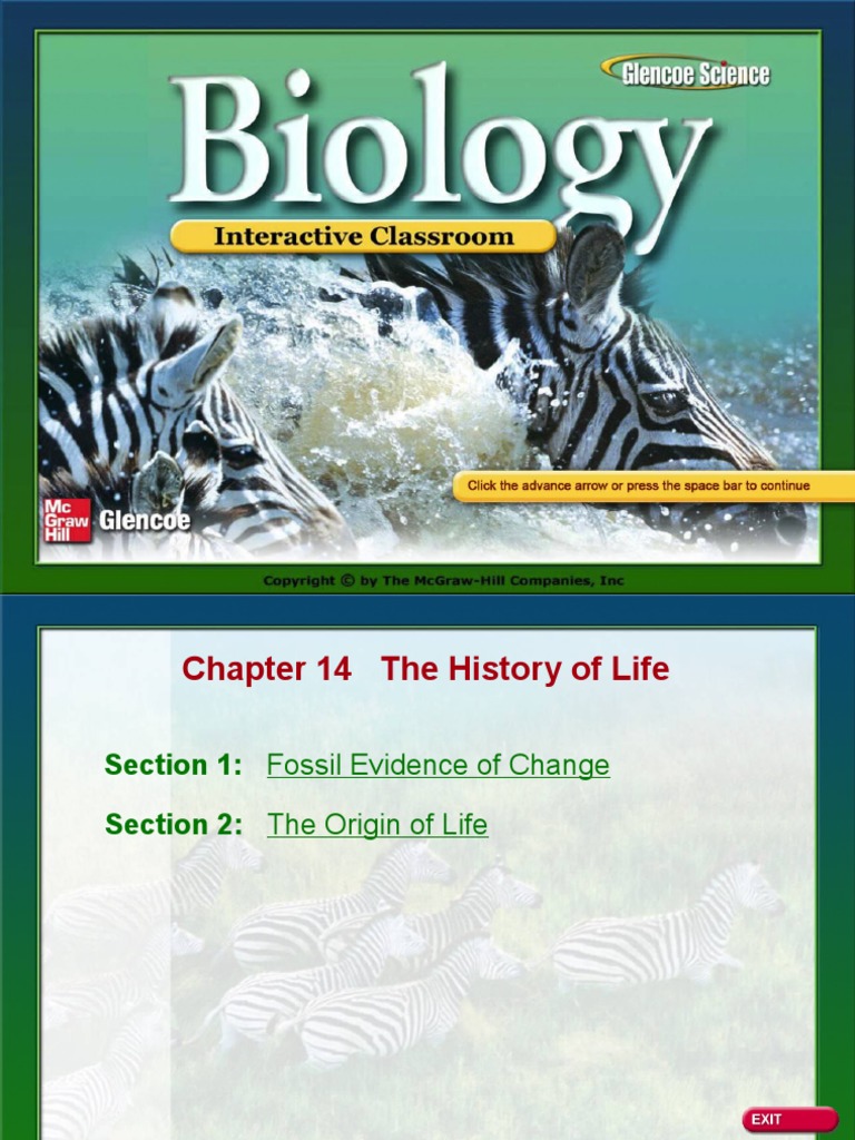 Bio Glencoe Biology CH 14 | PDF | Abiogenesis | Life