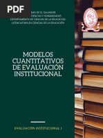 Modelos de Evaluación Educativa | PDF | Evaluación | Aprendizaje
