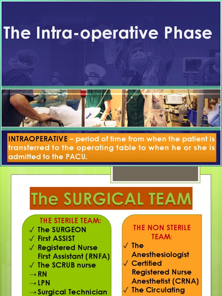 Intra Op Combined | PDF | Anesthesia | Surgery