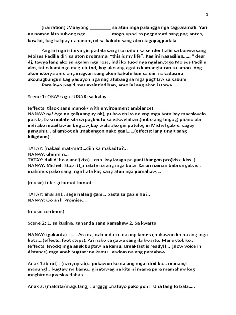 Drama Scipt | PDF