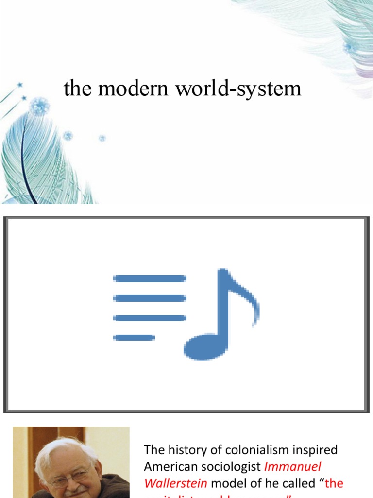 The Modern World System | Download Free PDF | World Systems Theory ...