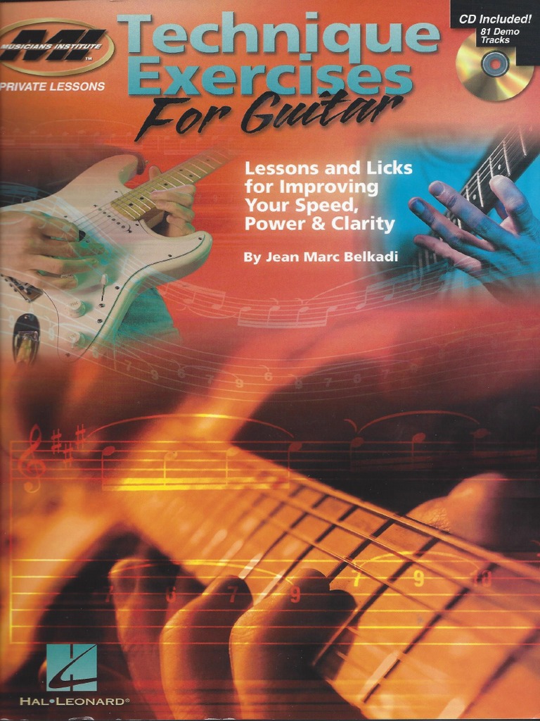 Technique Exercises For Guitar | PDF | Chord (Music) | Guitar Family ...