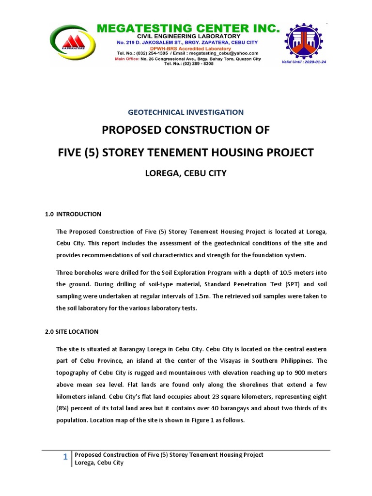 Sample Soil Test | PDF | Geotechnical Engineering | Soil Science