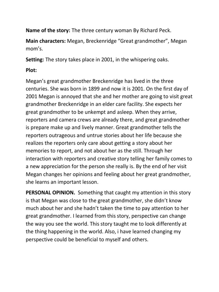 Analysis Three Century Woman | PDF | Mystery, Thriller & Crime Fiction ...