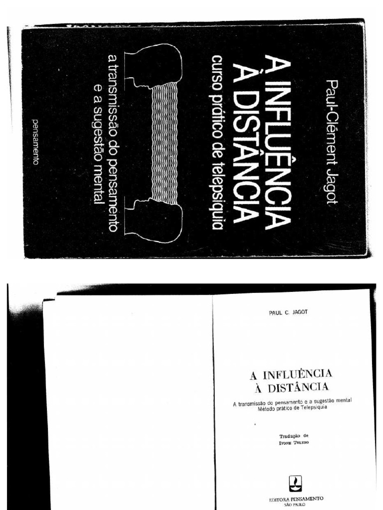 Livro Influencia A Distancia Paul Clement Jagot PDF | PDF