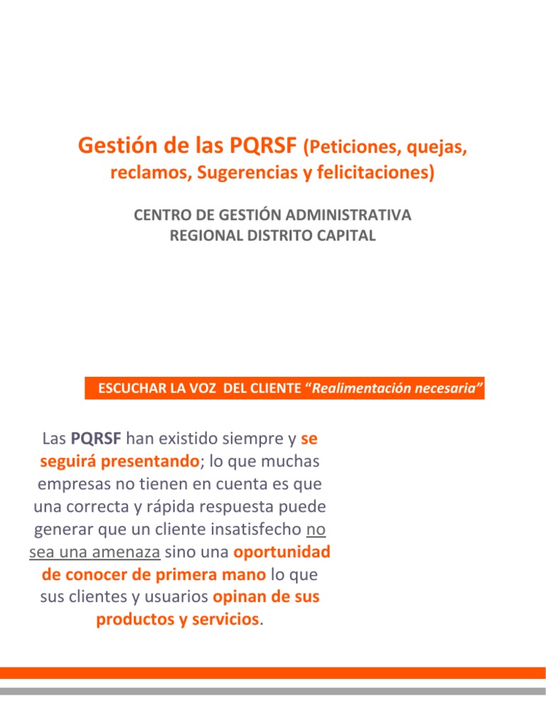 PQRS | PDF | Cliente | Business