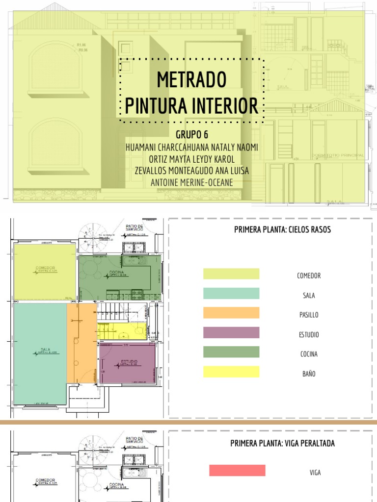 Metrado Pintura Interior - Grupo 6 PDF | PDF | Pinturas Metrado Pintura Interior - Grupo 6 PDF | PDF | Pinturas