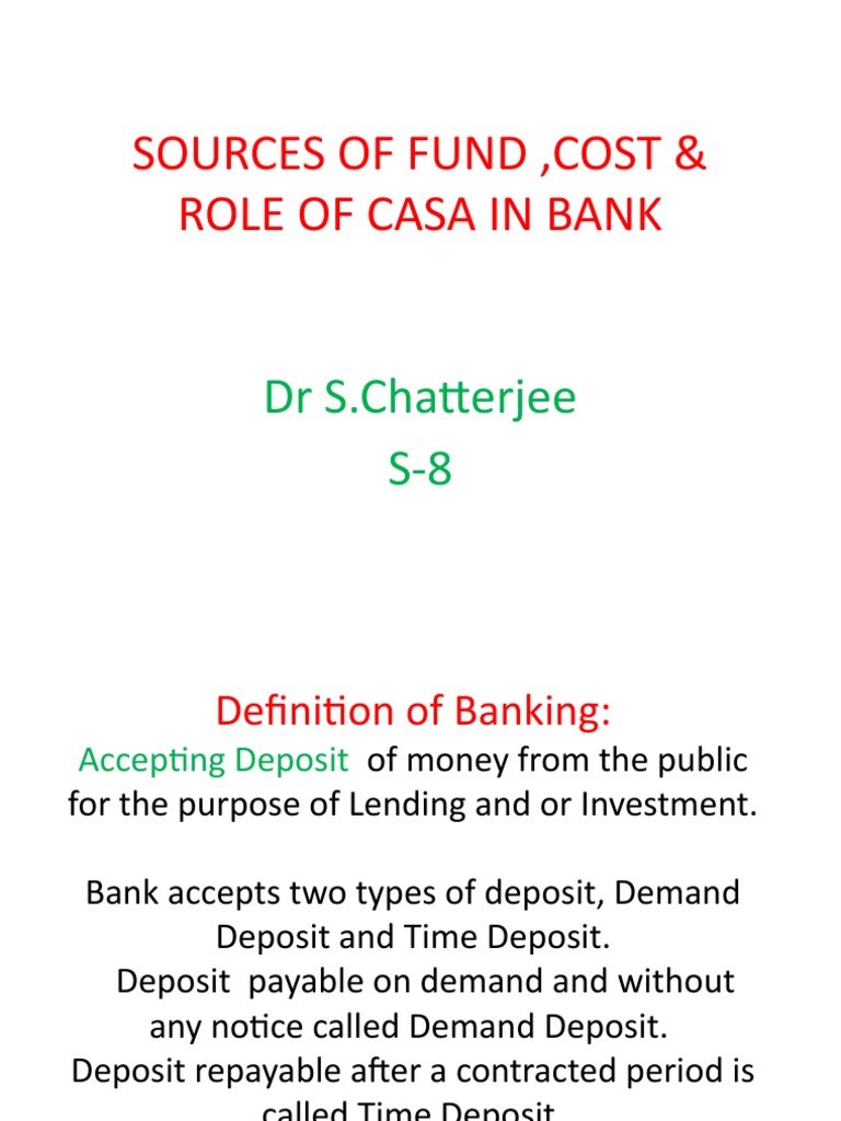 Improving Bank Profitability Through Increased CASA Deposits | PDF ...