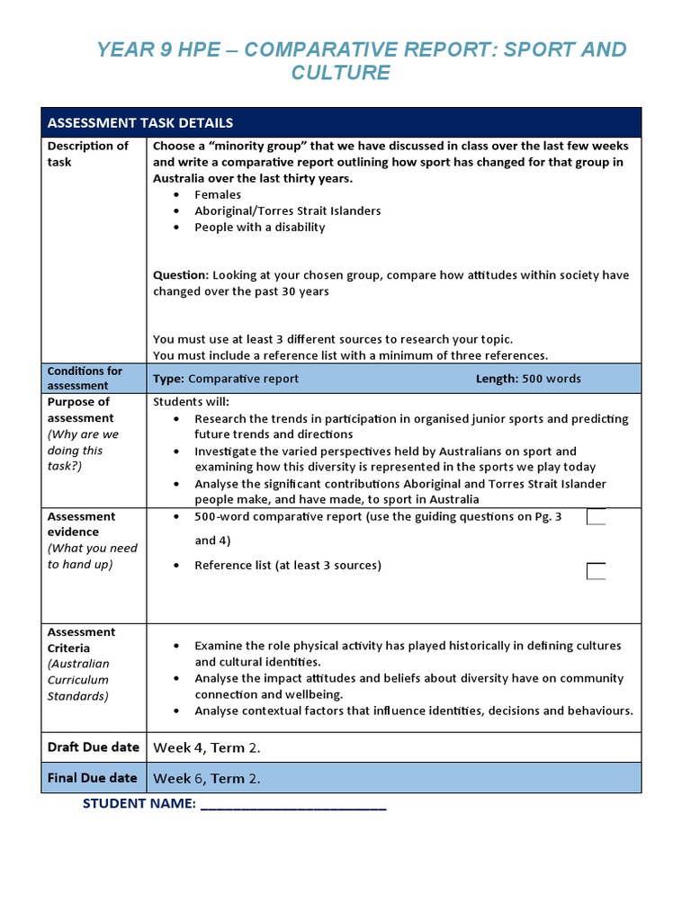 Comparative Report | PDF | Attitude (Psychology) | Community