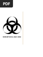 Norma Oficial Mexicana Nom 087 Ecol Ssa1 2002 | PDF | Residuos peligrosos | Residuos