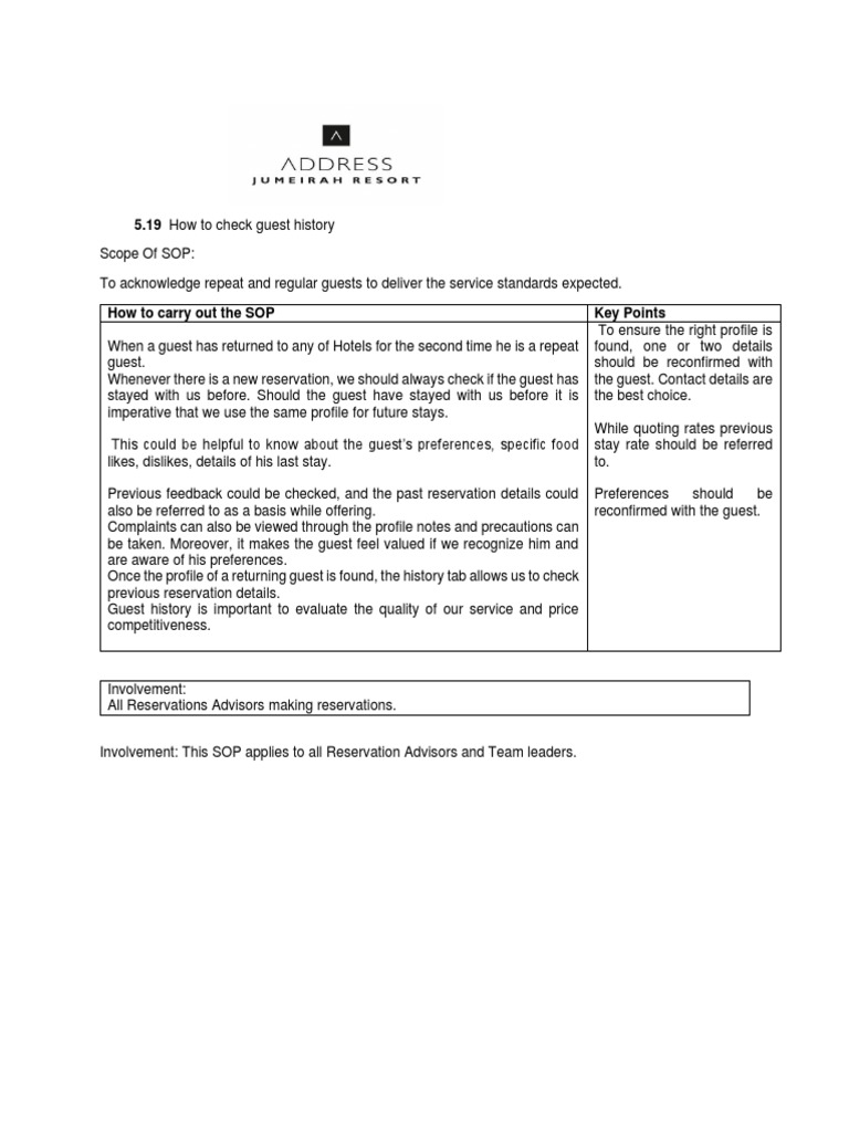 1.19 How To Check Guest History PDF | PDF