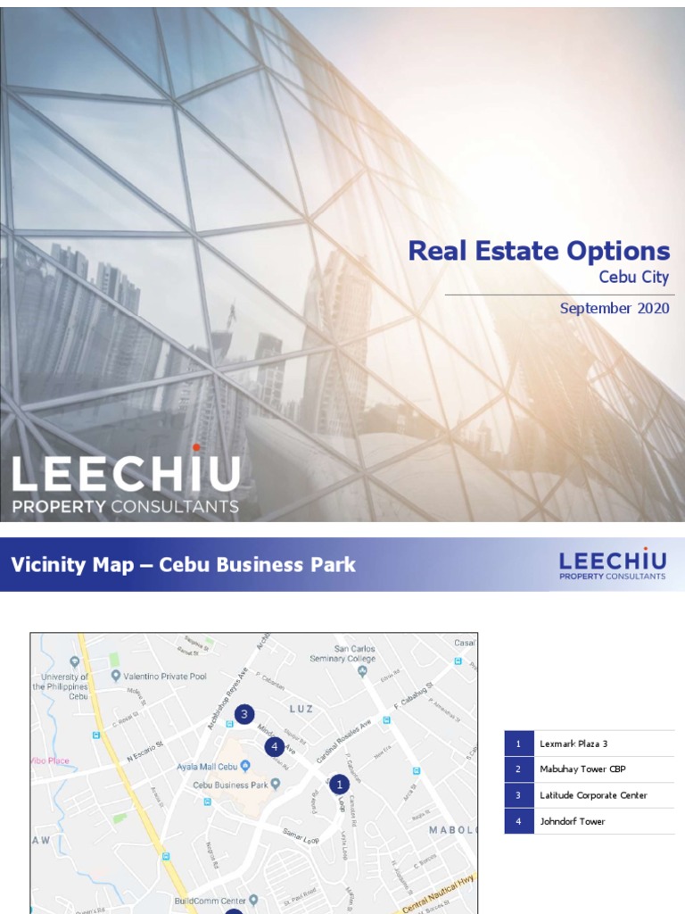 Real Estate Options: Cebu City | PDF | Lease | Taxes