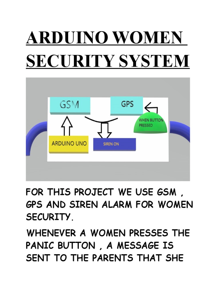 Arduino Women Security System | PDF