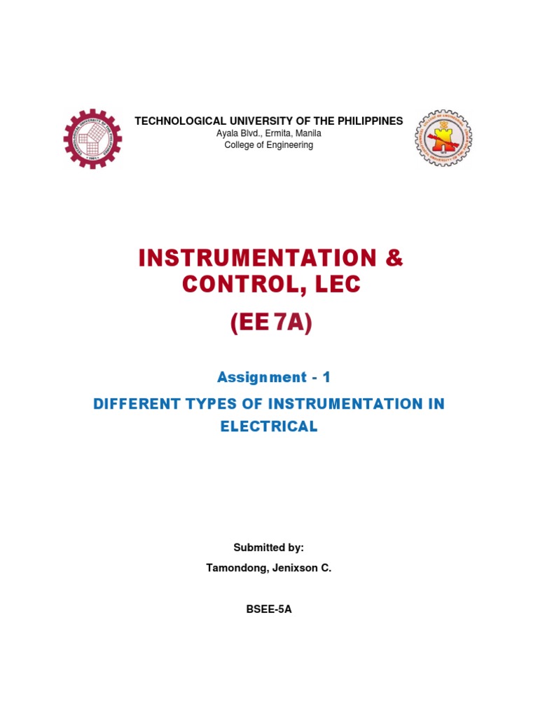 Measuring Electrical Parameters: 5 Types of Instrumentation | PDF | Electronics ...
