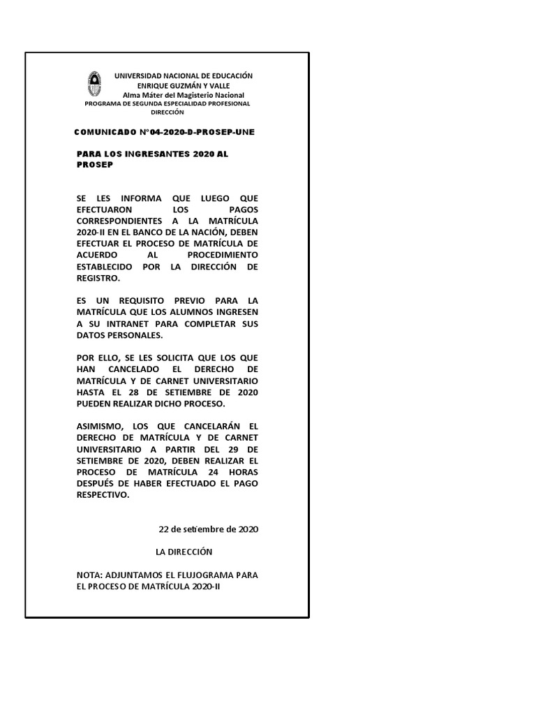 Comunicado 4 Prosep | PDF | Crecimiento personal y profesional | Negocios