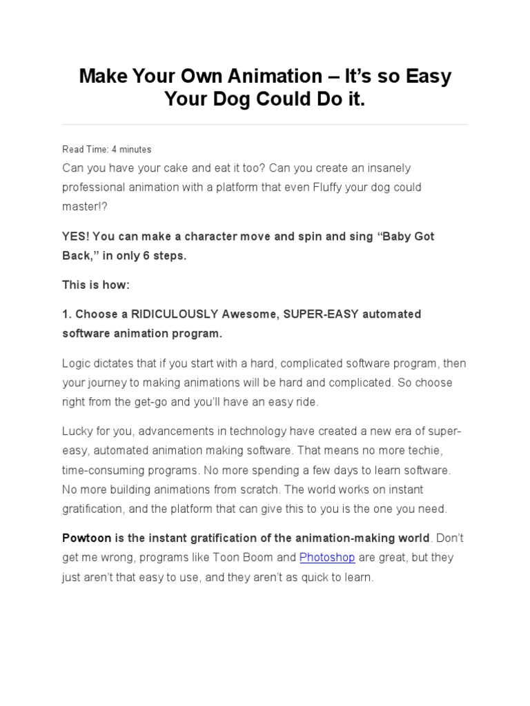 Make Your Own Animation in 6 Easy Steps: How Ridiculously Awesome and ...