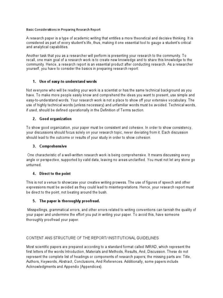 Research Report | PDF | Citation | Acronym