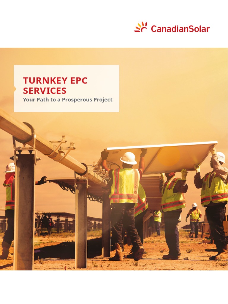 Turnkey Epc Services: Your Path To A Prosperous Project | PDF | Solar ...