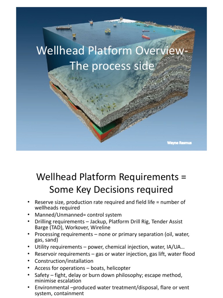 Wellhead Platform Design and Requirements | PDF | Technology & Engineering