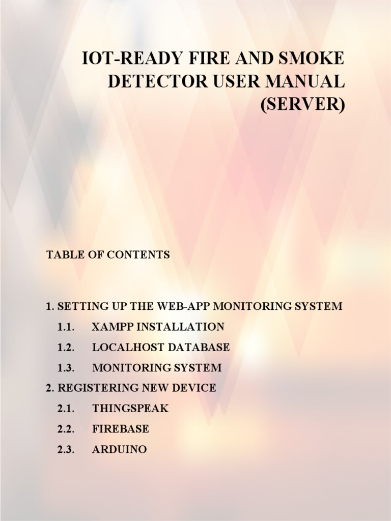 Server User Manual | PDF | Web Application | Databases