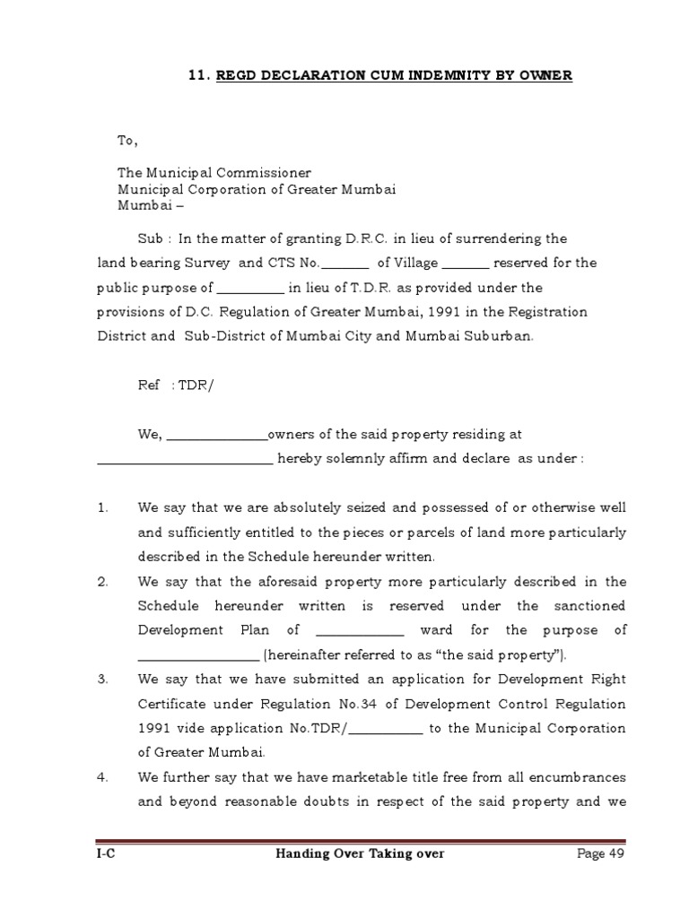 EODB Declaration | PDF