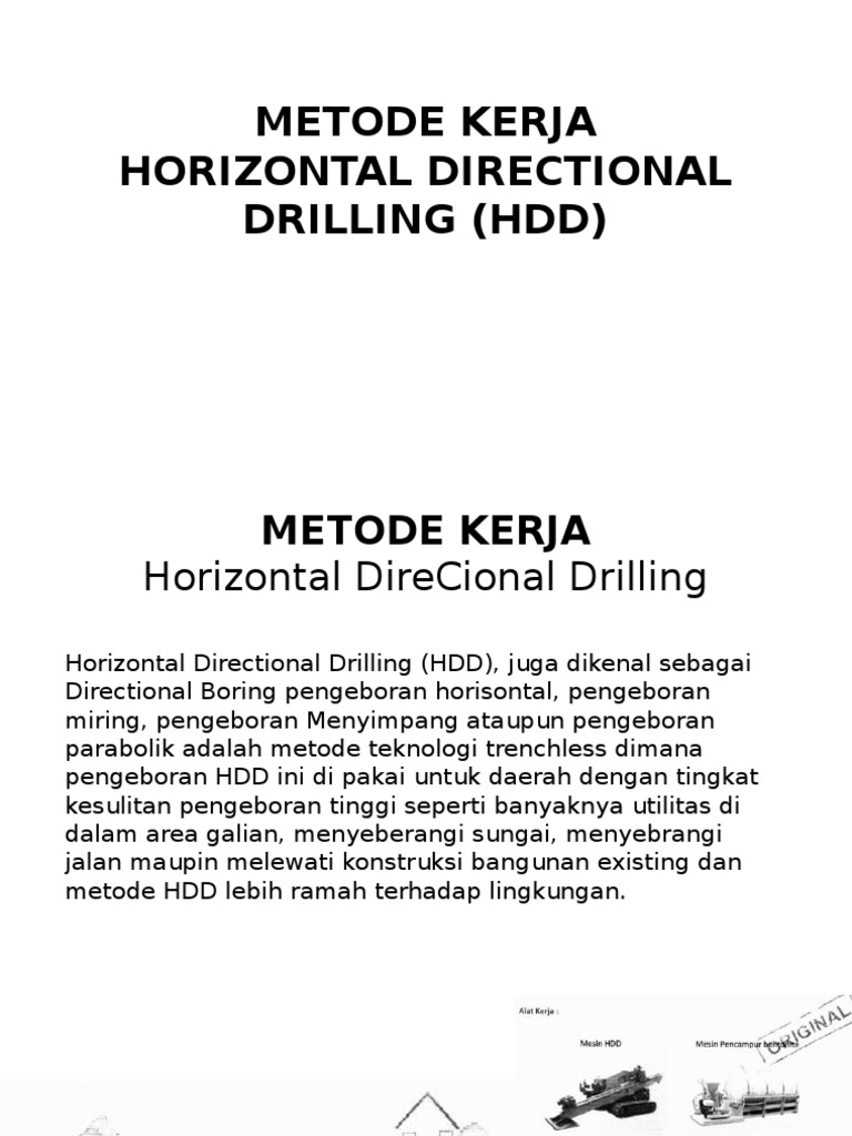 Metode Kerja HDD PDF | PDF