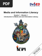 Media and Information Literacy: Quarter 1 - Module 8: Intellectual ...