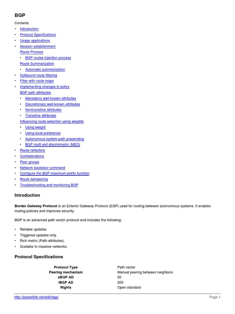 BGP Interview Questions | PDF | Routing | Router (Computing)