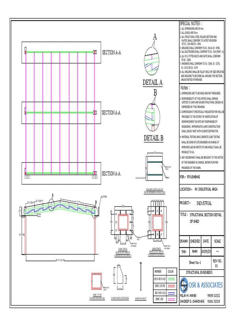 Structural steel connection details | PDF | Structural Steel | Welding
