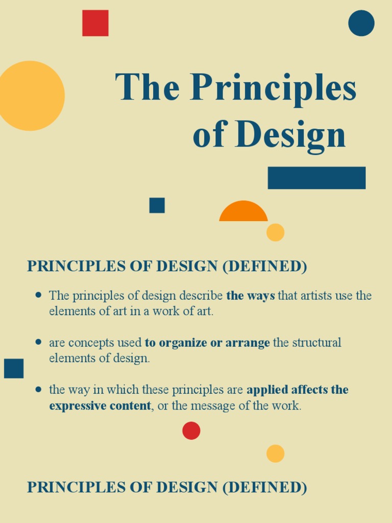 Principles of Design | PDF | Design | Cognition