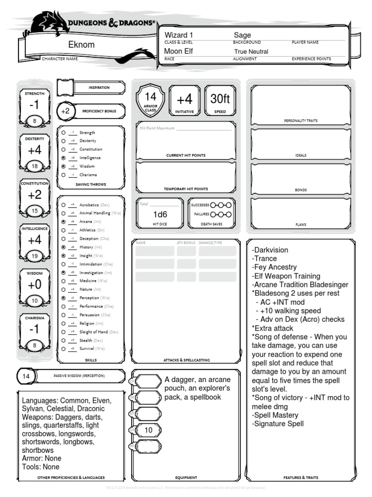 Eknom PDF | PDF | Role Playing Games | Gary Gygax Games