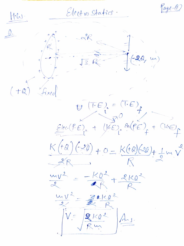 Ijso Physics Batch A Electrostatics Lecture 3 Notes VSP PDF | PDF
